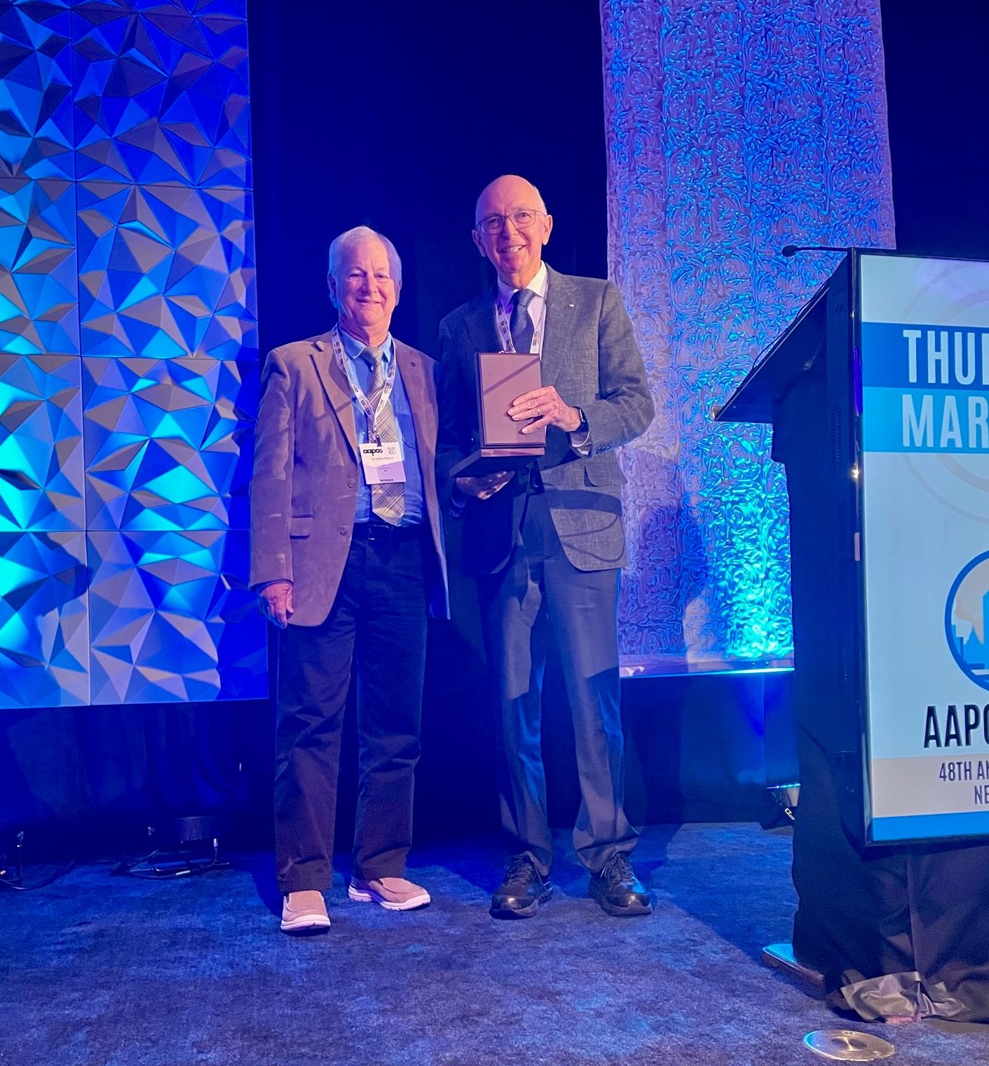 Prof Frank Martin awarded prestigious AAPOS Marshall M. Parks Silver ...